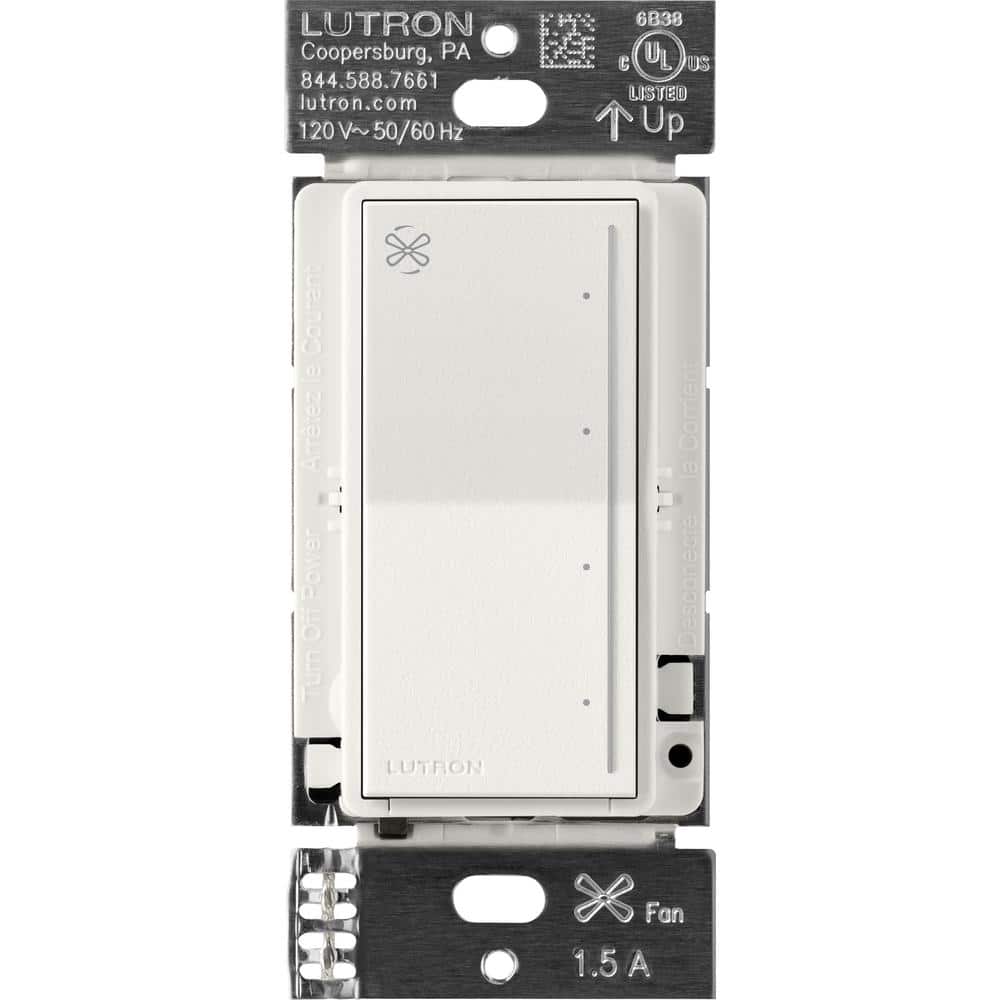 Lutron Sunnata Touch Fan Control, 4-Speed, 1.5 Amp/Single-Pole ...