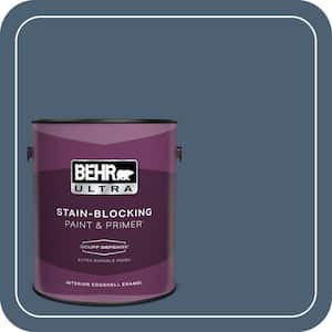 BEHR PREMIUM PLUS 8 oz. #PPU14-19 English Channel Semi-Gloss Interior ...
