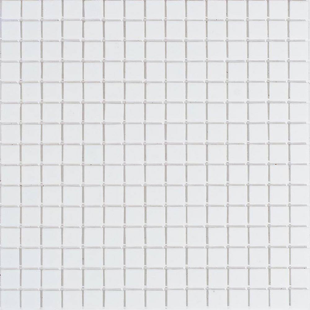 Apollo Tile Dune 4 in. x 6 in. Glossy Off-White Glass Mosaic Uniform ...