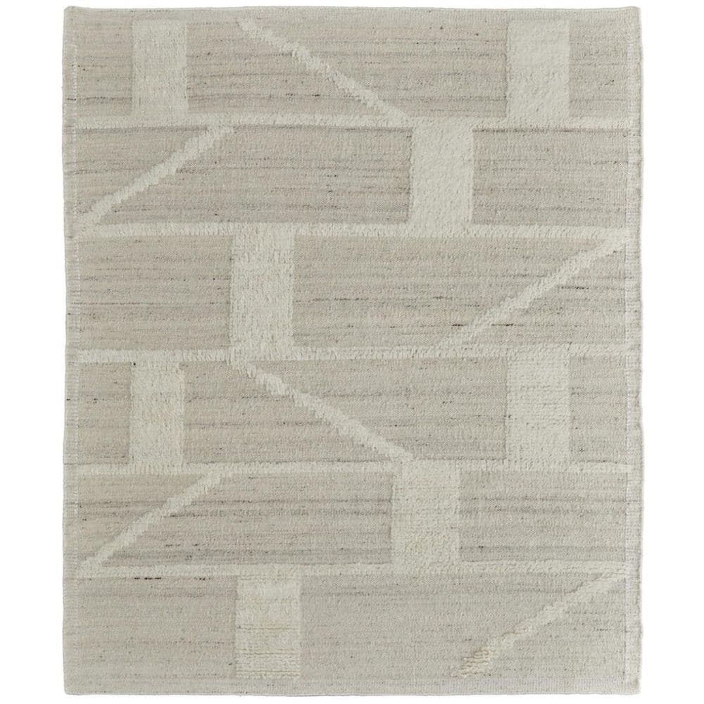 HomeRoots 2 ft. x 3 ft. Tan, Ivory Geometric Area Rug 2000566552 - The ...