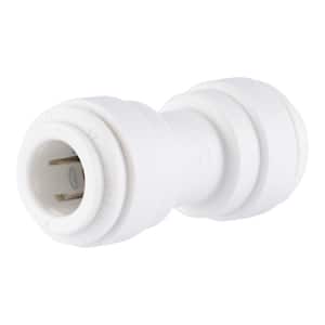 John Guest 3/8 in. O.D. Push-to-Connect x 1/4 in. MIP NPTF Polypropylene Adapter Fitting ...