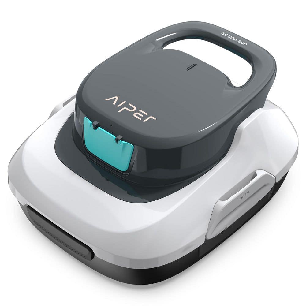 AIPER Scuba 800 Cordless Robotic Pool Vacuum for Flat Above-Ground ...