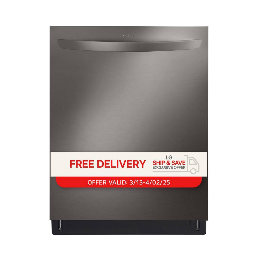 LG 24 in. Top Control Smart Wi-Fi Dishwasher, QuadWash Pro, Dynamic ...