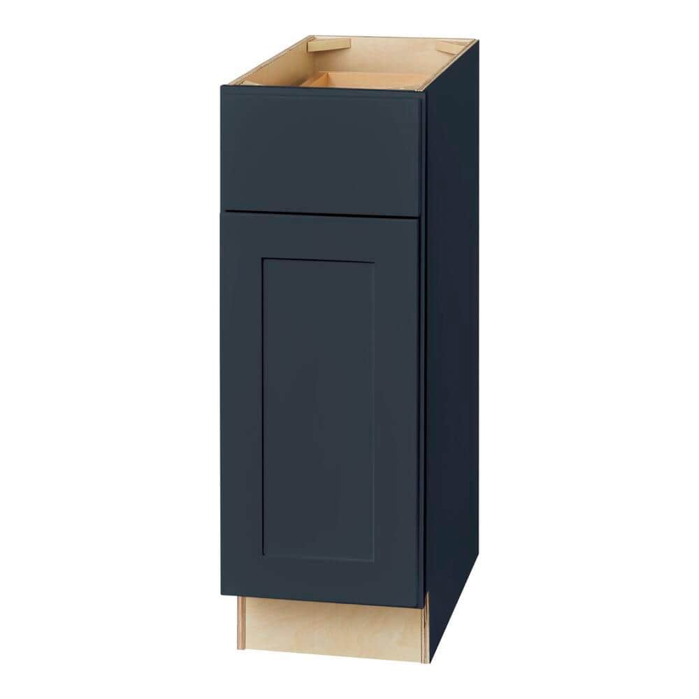 Hampton Bay Avondale 12 in. W x 24 in. D x 34.5 in. H Ready to Assemble Plywood Shaker Base ...