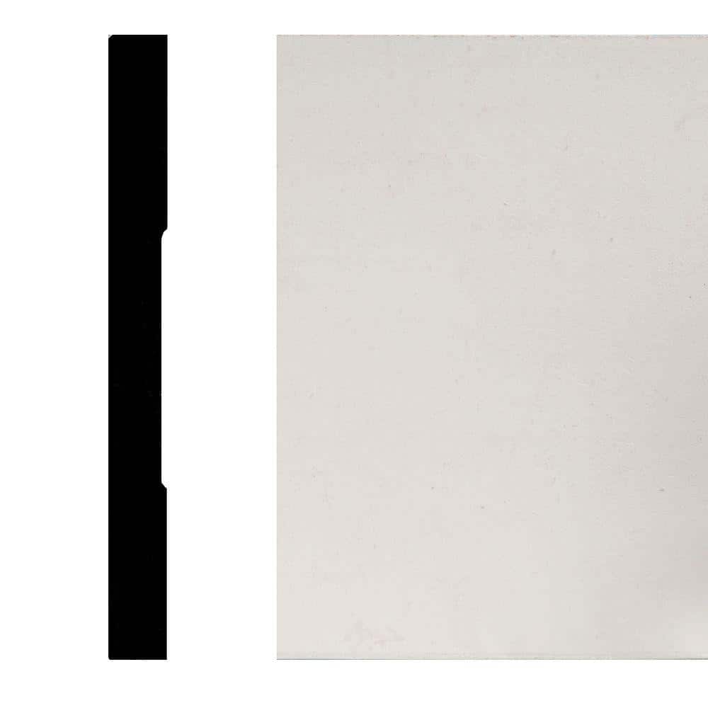 Builders Choice OP803 1/2 in. x 7-1/4 in. Primed MDF Base Moulding ...