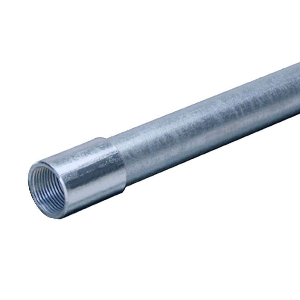 Allied Tube and Conduit 2-1/2 in. x 10 ft. Galvanized Rigid Steel (GRC ...