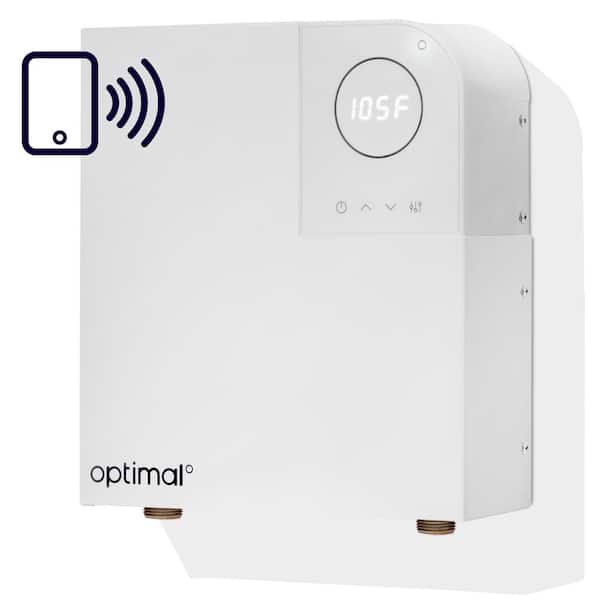 Reviews for optimal 220-Volt/240-Volt 12 Kw 2.5 GPM Wi-Fi Enabled Smart ...