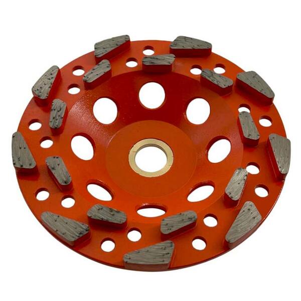 EDiamondTools 5 in. Concrete, Segmented Rim, 18 Diamond Blade Segments ...
