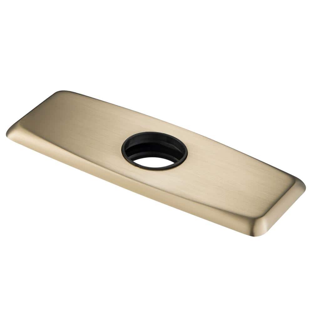 KRAUS Deck Plate for Bathroom Faucet in Brushed Gold BDP01BG - The Home ...
