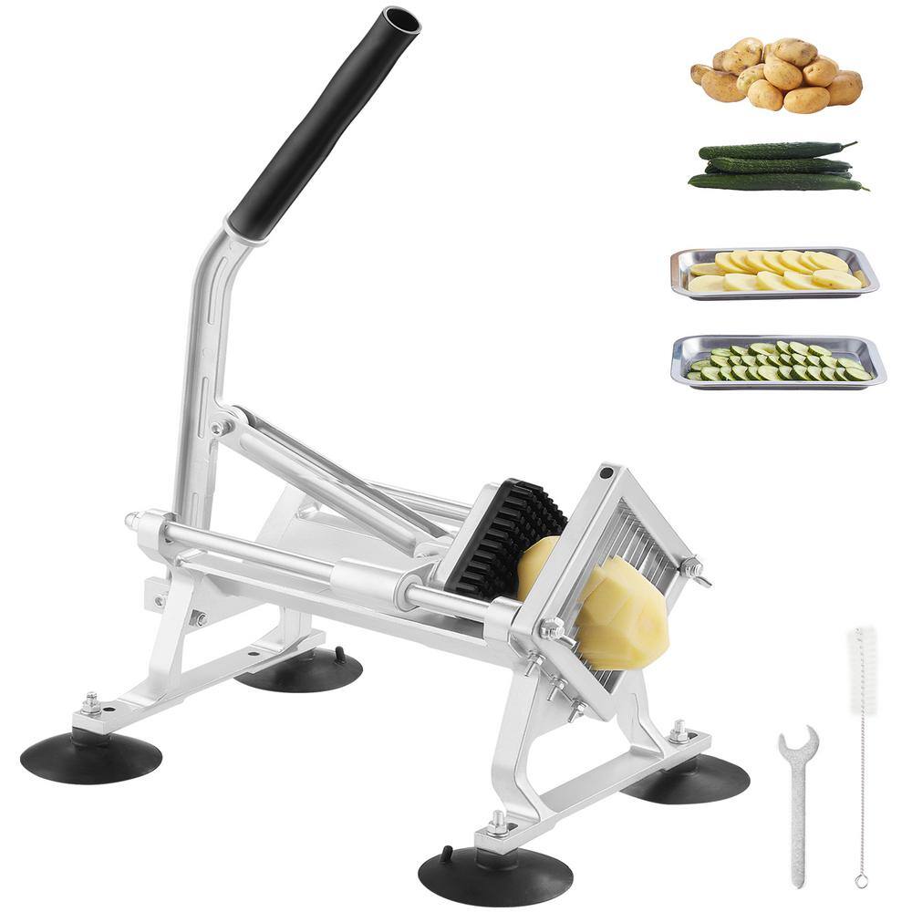 VEVOR Commercial Vegetable Slicer 1/4 n. Fruit Slicer Stainless Steel ...