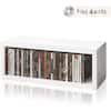 Way Basics zBoard White Stackable CD Rack Storage Shelf WB-CD-WE - The ...