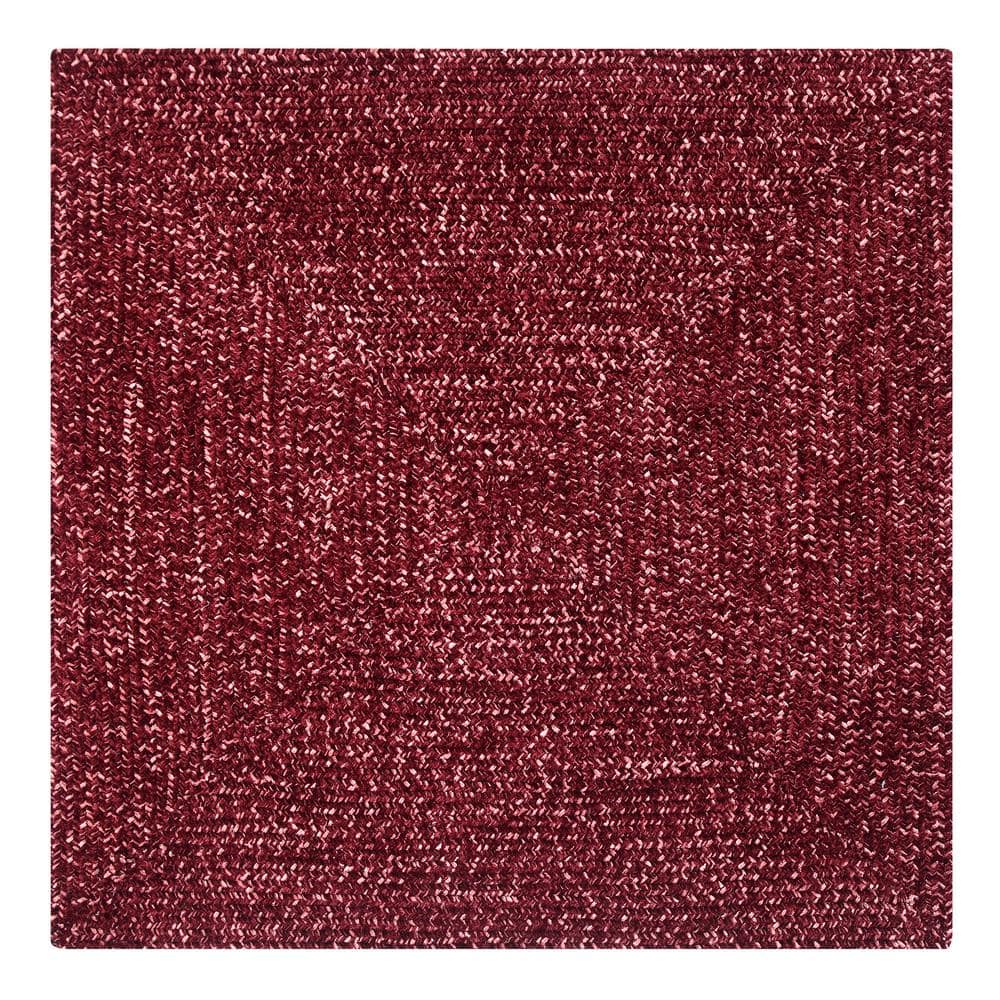 Better Trends Chenille Tweed Braid Collection Burgundy & Mauve 60 ...
