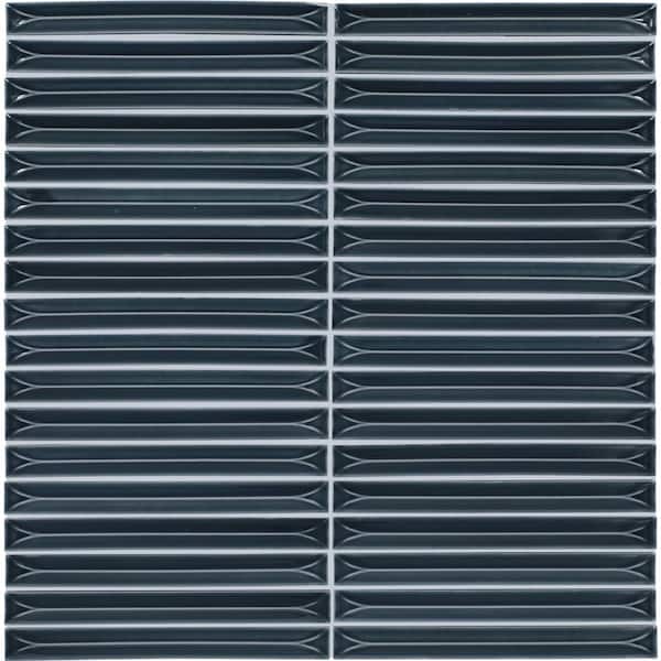 Daltile Artefino Vintage Angelite 12 in. x 12 in. Glossy Porcelain ...