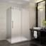 Aston Langham 56 in. to 60 in. x 75 in. Completely Frameless Sliding Shower Door with Frosted ...
