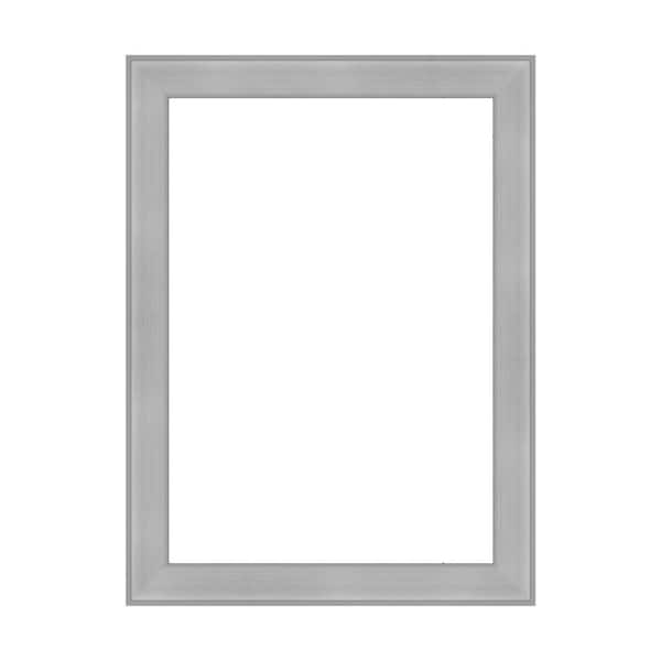 Amanti Art Mirror Makeover VistBrushed Nickel 23.25 in. W x 31.25 in. H ...