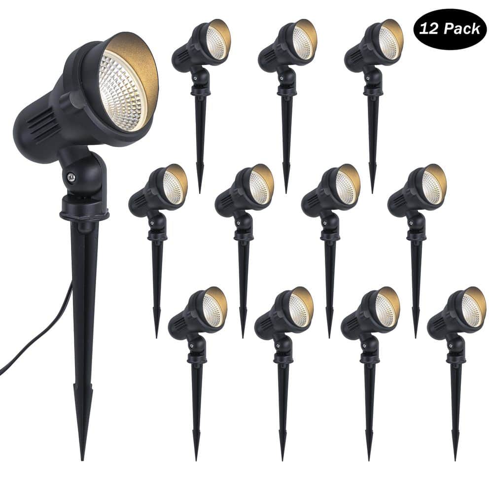 Reviews for C Cattleya 600 Lumens Low-voltage Hardwired Black Aluminum ...