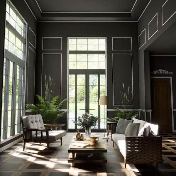 Royal Mouldings 5165 1 in. x 1 in. x 8 ft. PVC Composite White Colonial ...