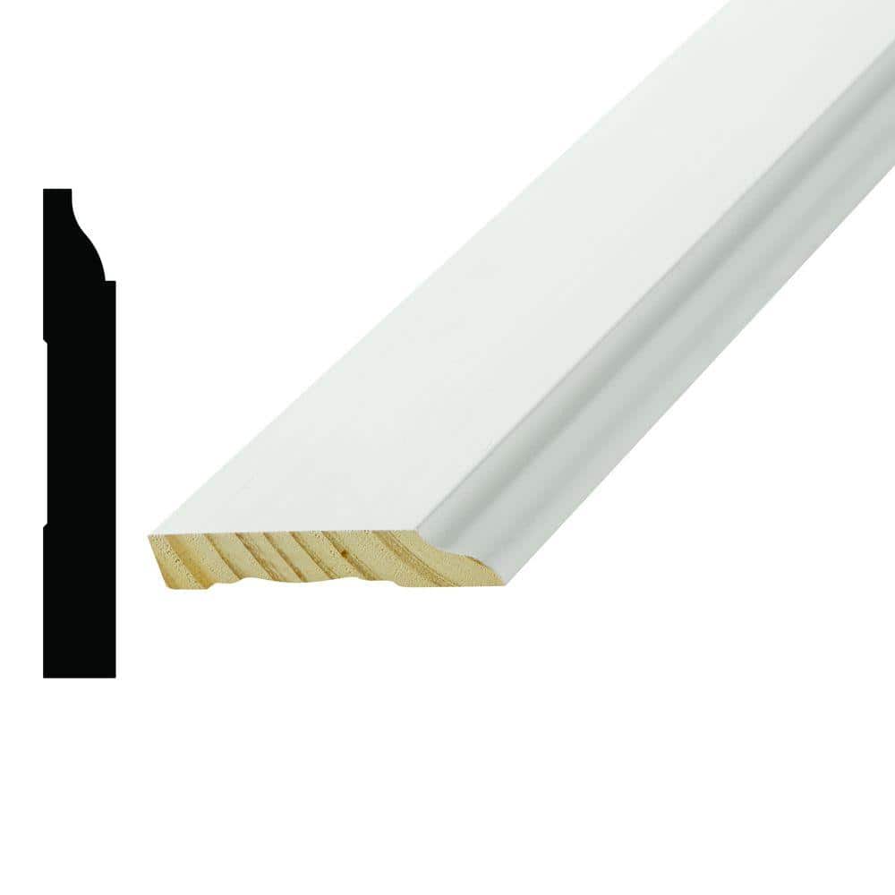 Alexandria Moulding WM 663 9/16 in. x 3-1/4 in. Primed Pine Finger ...