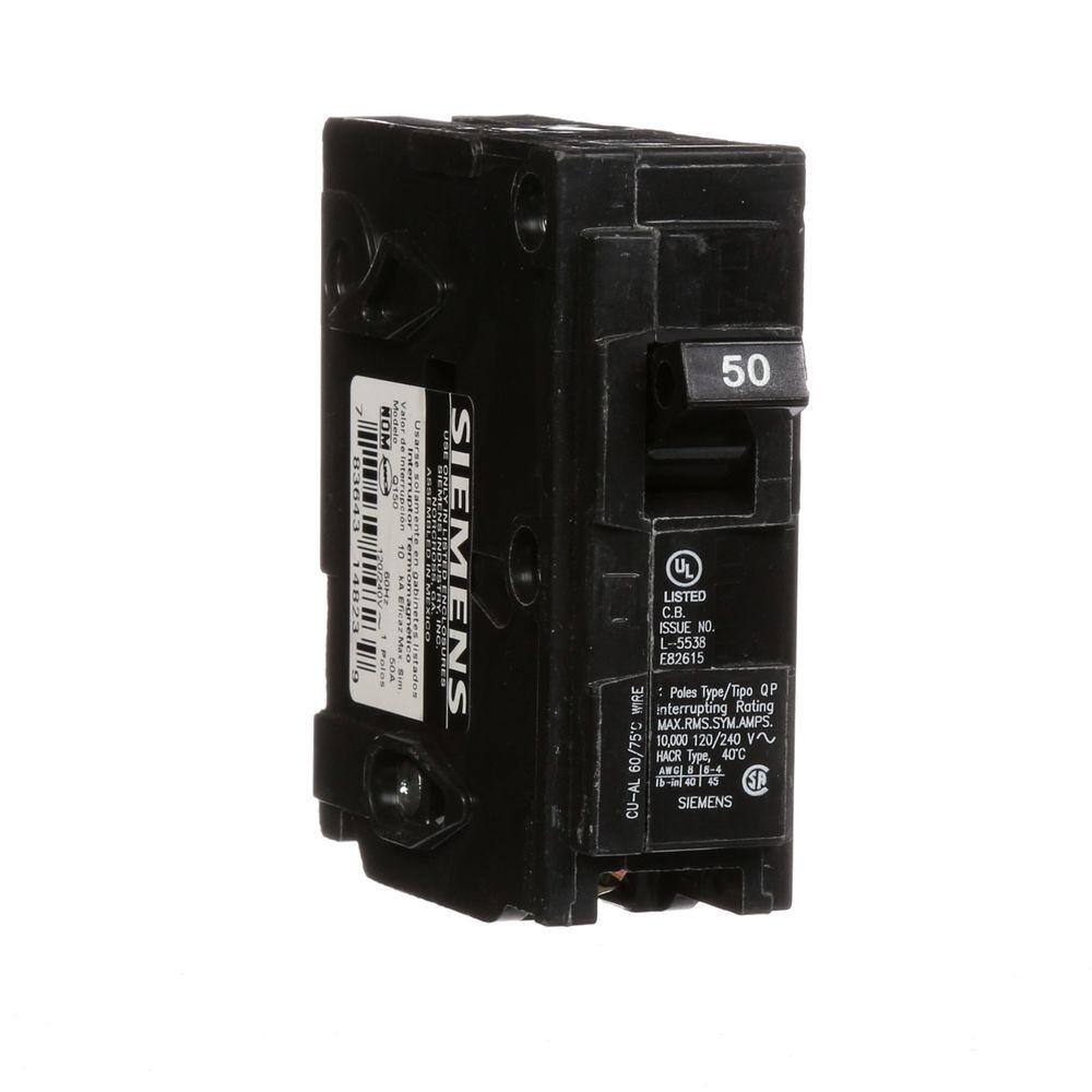 50 Amp Single-Pole Type QP Circuit Breaker Best Deals and Price History ...