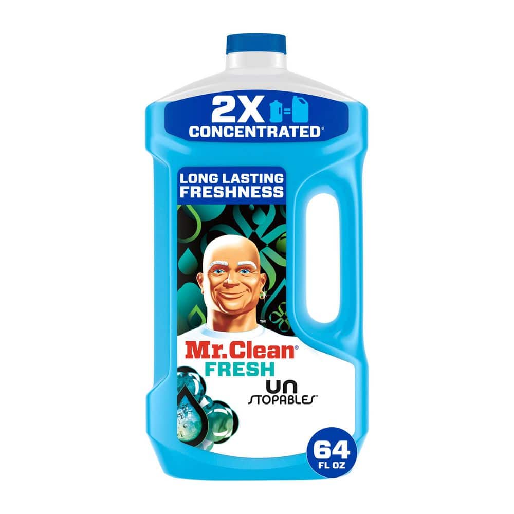 Mr. Clean 64 oz. Fresh Scent with Unstopables All-Purpose Cleaner ...