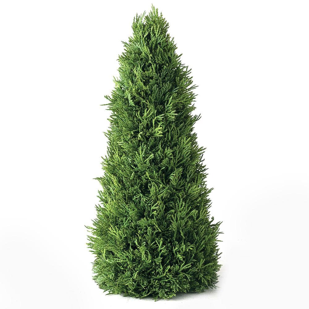 SULLIVANS 22 in. Green Artificial Cedar Tree TR1055 - The Home Depot