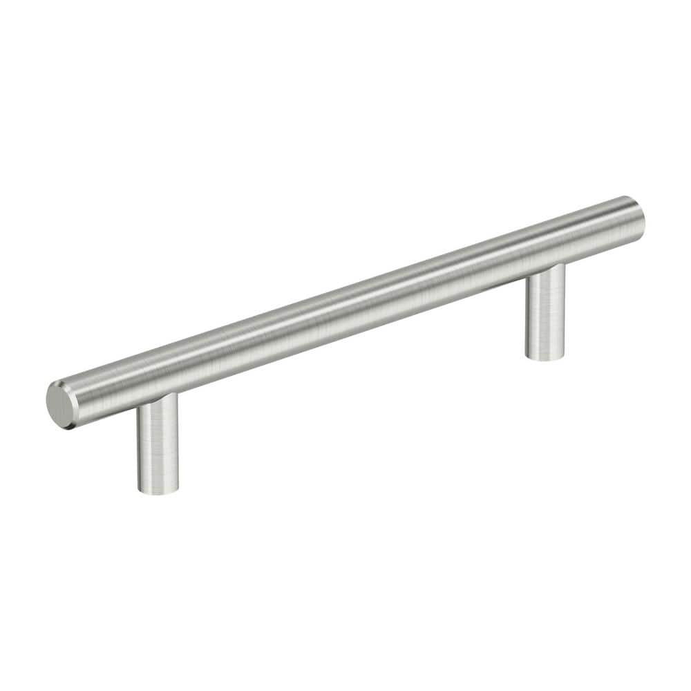 Amerock Bar Pulls Hollow 5-1/16 in. Modern Stainless Steel Bar Cabinet ...