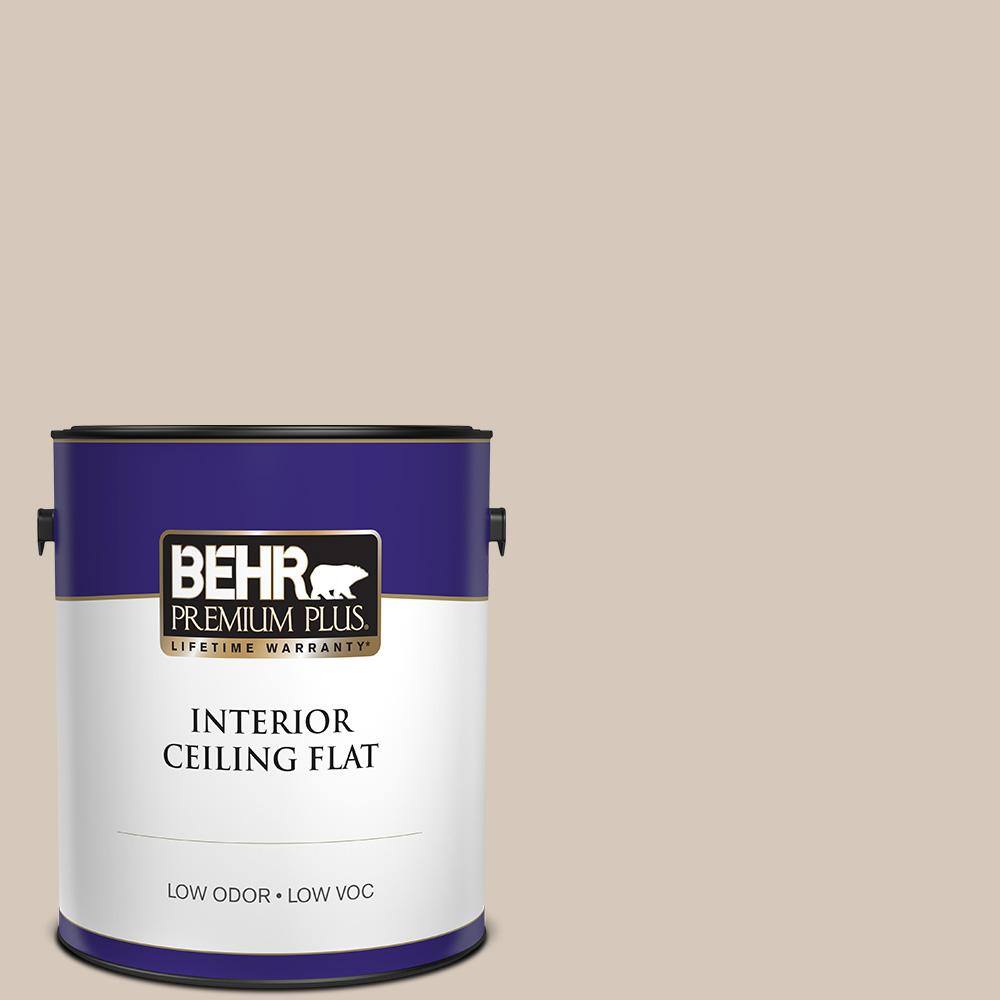 BEHR PREMIUM PLUS 1 gal. #N230-2 Old Map Ceiling Flat Interior Paint 55801 - The Home Depot