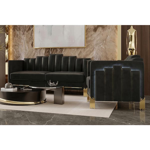 NEW CLASSIC HOME FURNISHINGS New Classic Furniture Empire 2-Piece Black ...