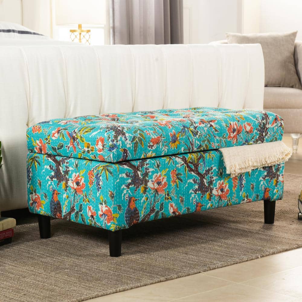 Jennifer Taylor Naomi Tufted Entryway Storage Bench New Dali 2403-814 ...