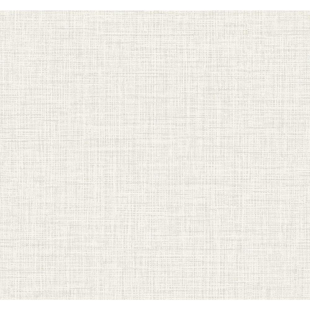 Seabrook Designs White Linen Glitter Faux Finish Paper Unpasted ...