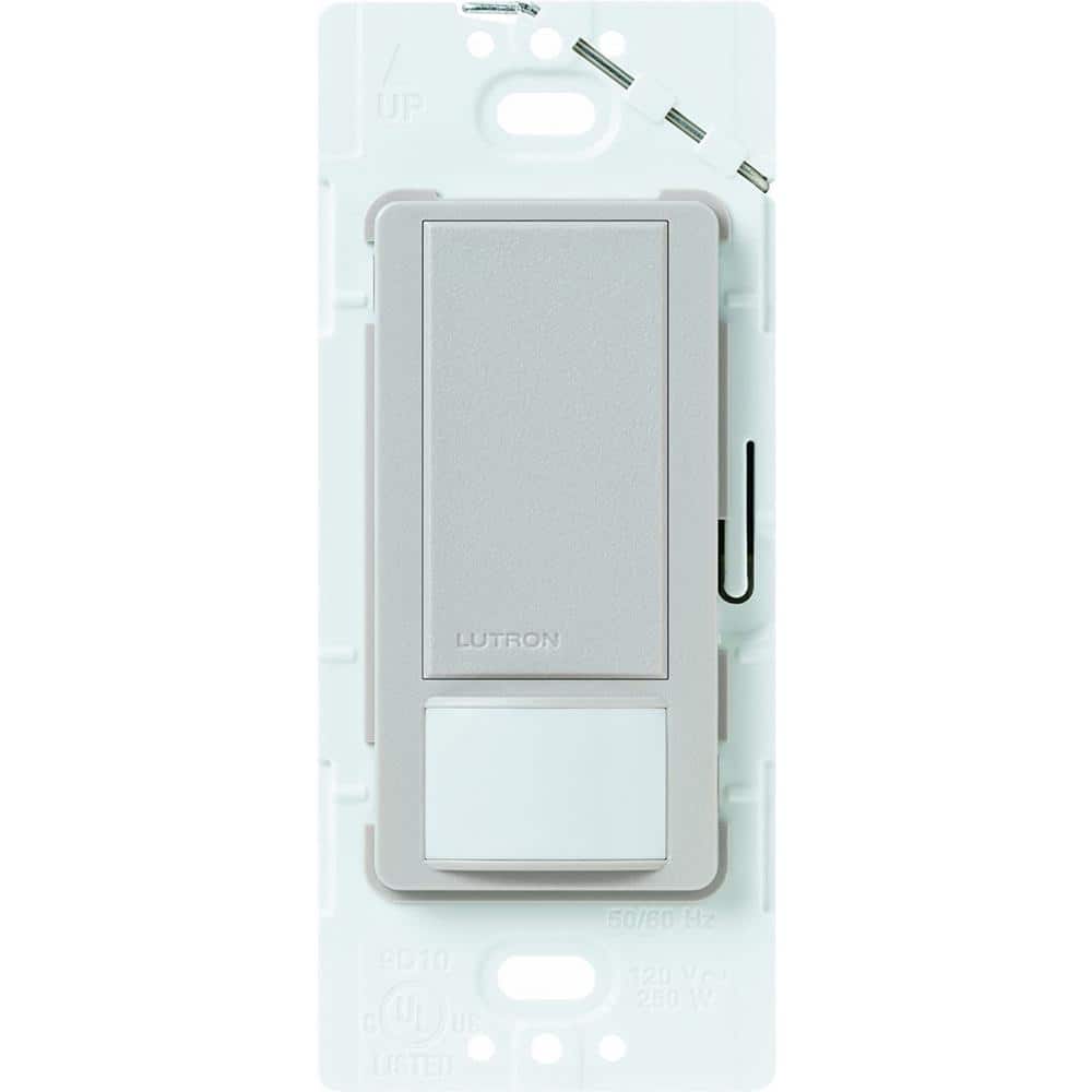 Lutron Maestro Dual Voltage Vacancy Sensor Switch, 6-Amp, Single-Pole/3 ...