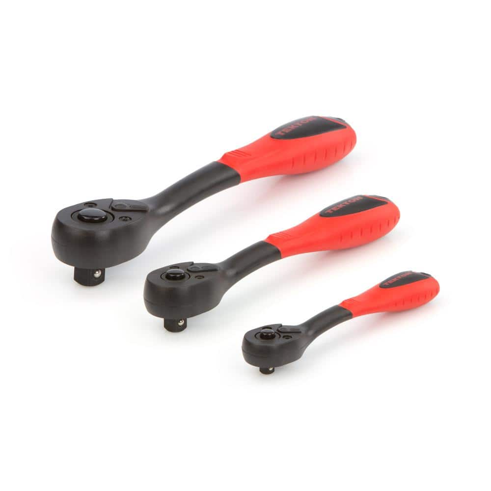 TEKTON 1/4 in., 3/8 in., 1/2 in. Composite Ratchet Set (3-Piece ...