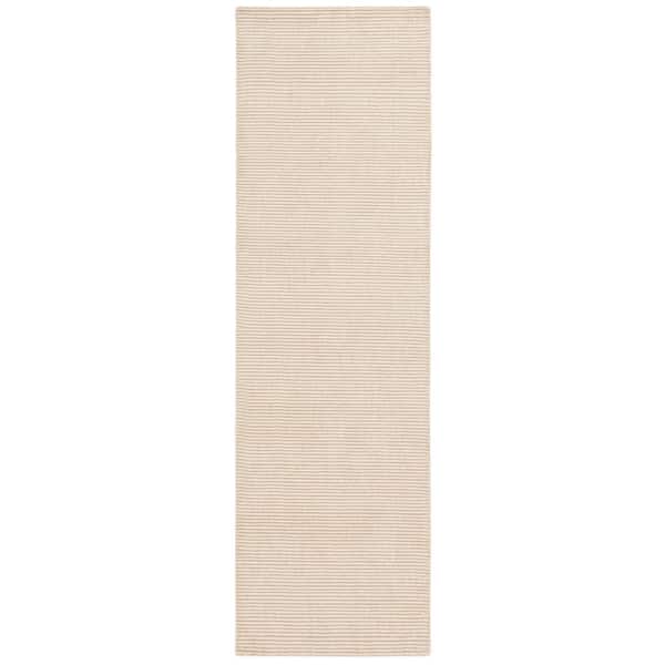 SAFAVIEH Himalaya 2 ft. x 8 ft. Ivory Crosshatch High-Low Runner Rug ...