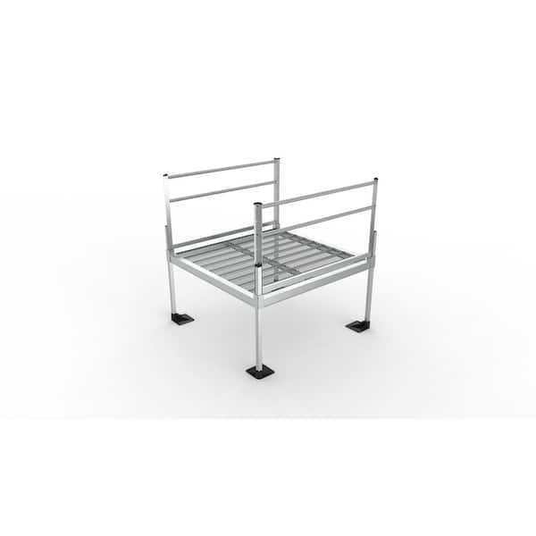 EZ-ACCESS PATHWAY 3G 5 ft. x 5 ft. Expanded Aluminum Platform with 2 ...
