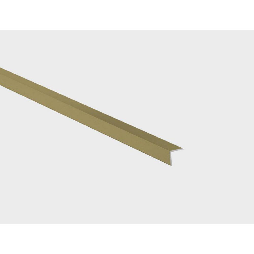 EMAC Novoescuadra Mini Royal Gold 1/2 in. x 98.4 in. Aluminum Edging ...