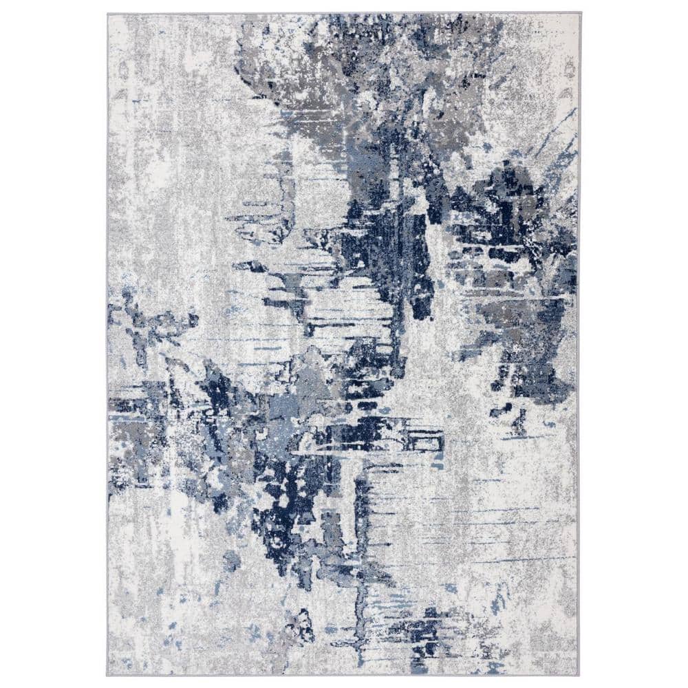 LUXE WEAVERS Cambridge Collection Contemporary Abstract Blue 5x7 ...
