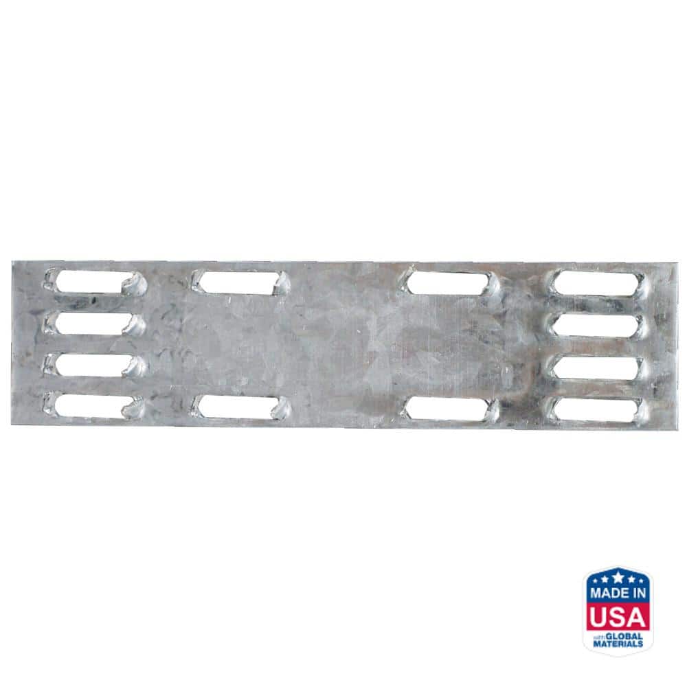 Simpson Strong-Tie MP 1 in. x 4 in. 20-Gauge Galvanized Mending Plate ...