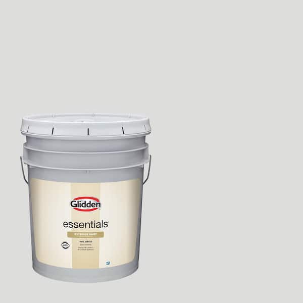 Glidden Essentials 5 gal. PPG0996-1 Shining Scale Semi-Gloss Exterior ...