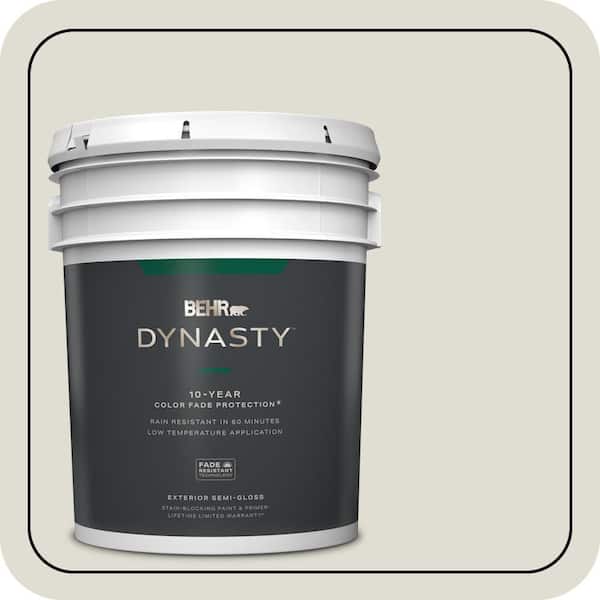 BEHR DYNASTY 5 gal. #BWC-28 Alpine Frost Semi-Gloss Exterior Stain ...