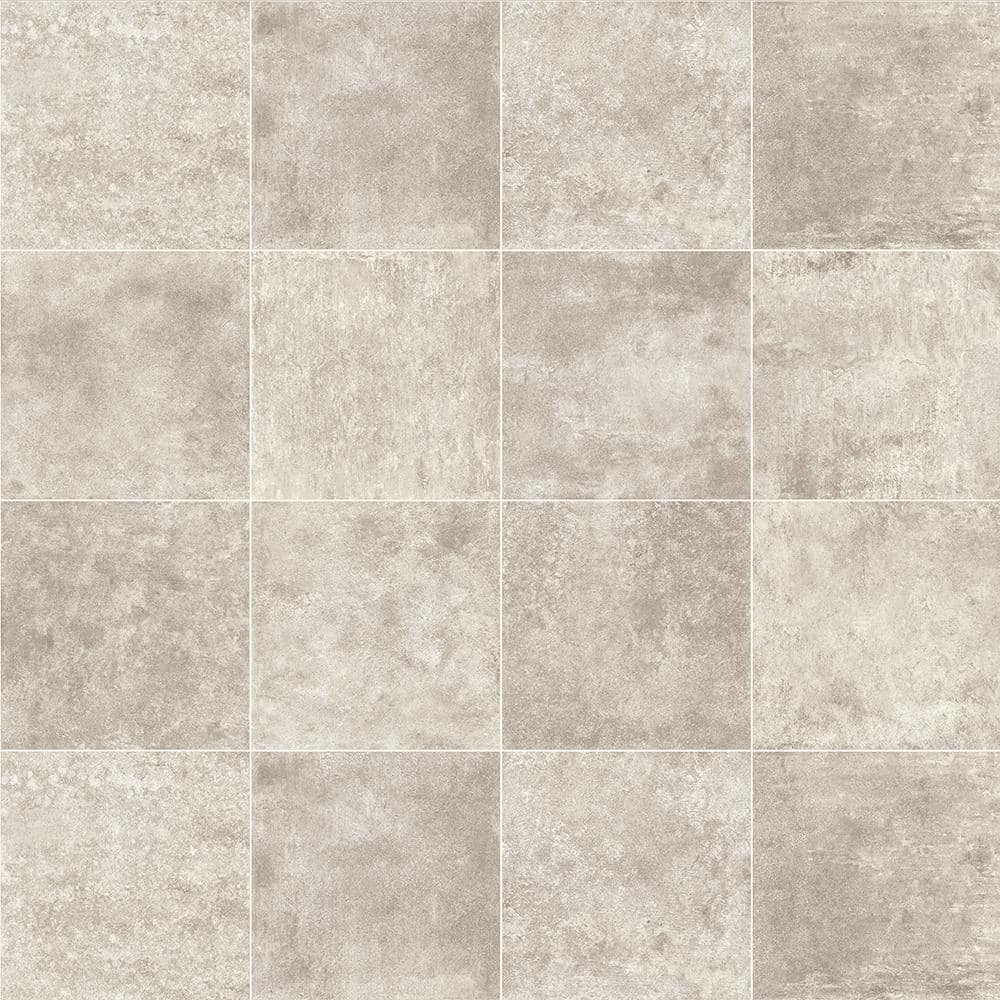 Mohawk Egret White Tile 10 MIL 12 ft. W x Cut to Length Waterproof ...