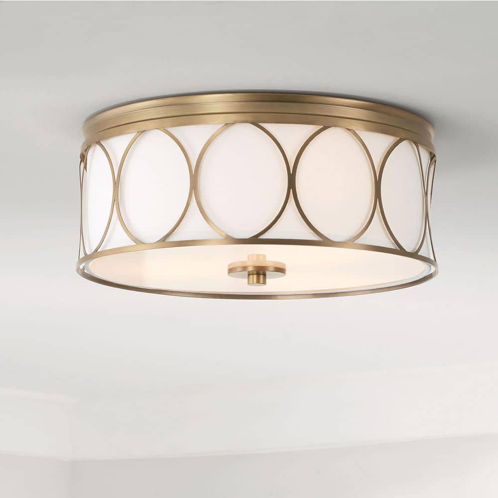 Capital Lighting Fixture Company Rylann 15 in. 3-Light Antique Aged ...