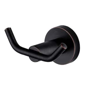 AVITAS J-hook Double Robe/Towel Hook with 2-Piece in Oil Rubbed Bronze ...
