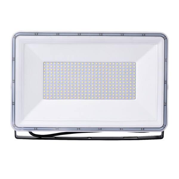 CIPACHO 300-Watt 120-Degree Black Integrated LED Outdoor Flood Light ...