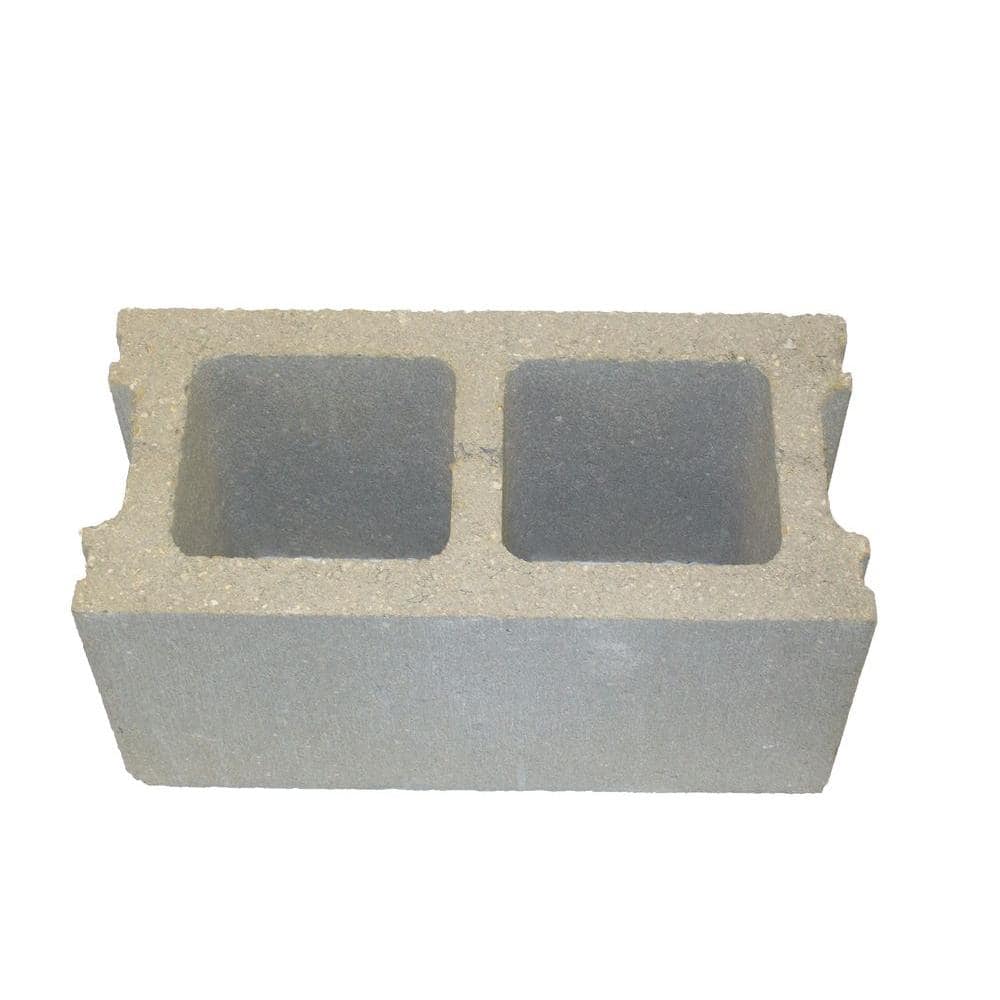 8 in. x 16 in. x 8 in. 37.5 lbs. Concrete Block 3306680000 - The Home Depot
