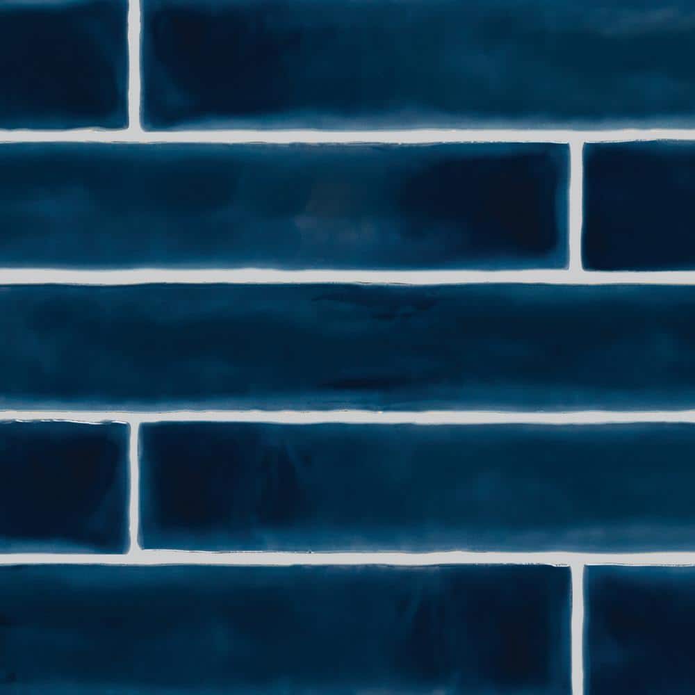 Marazzi Artistic Reflections Twilight 2 in. x 20 in. Glazed Ceramic ...