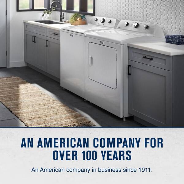 Maytag 7.0 cu. ft. Vented Electric Dryer in White MED4500MW - The Home ...