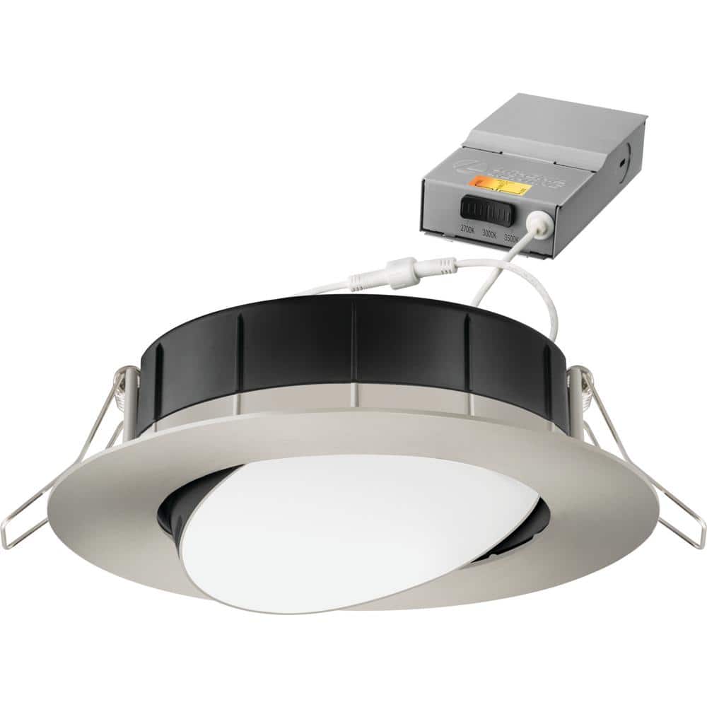 Lithonia Lighting 4 in. Selectable Color Temperature New Construction ...