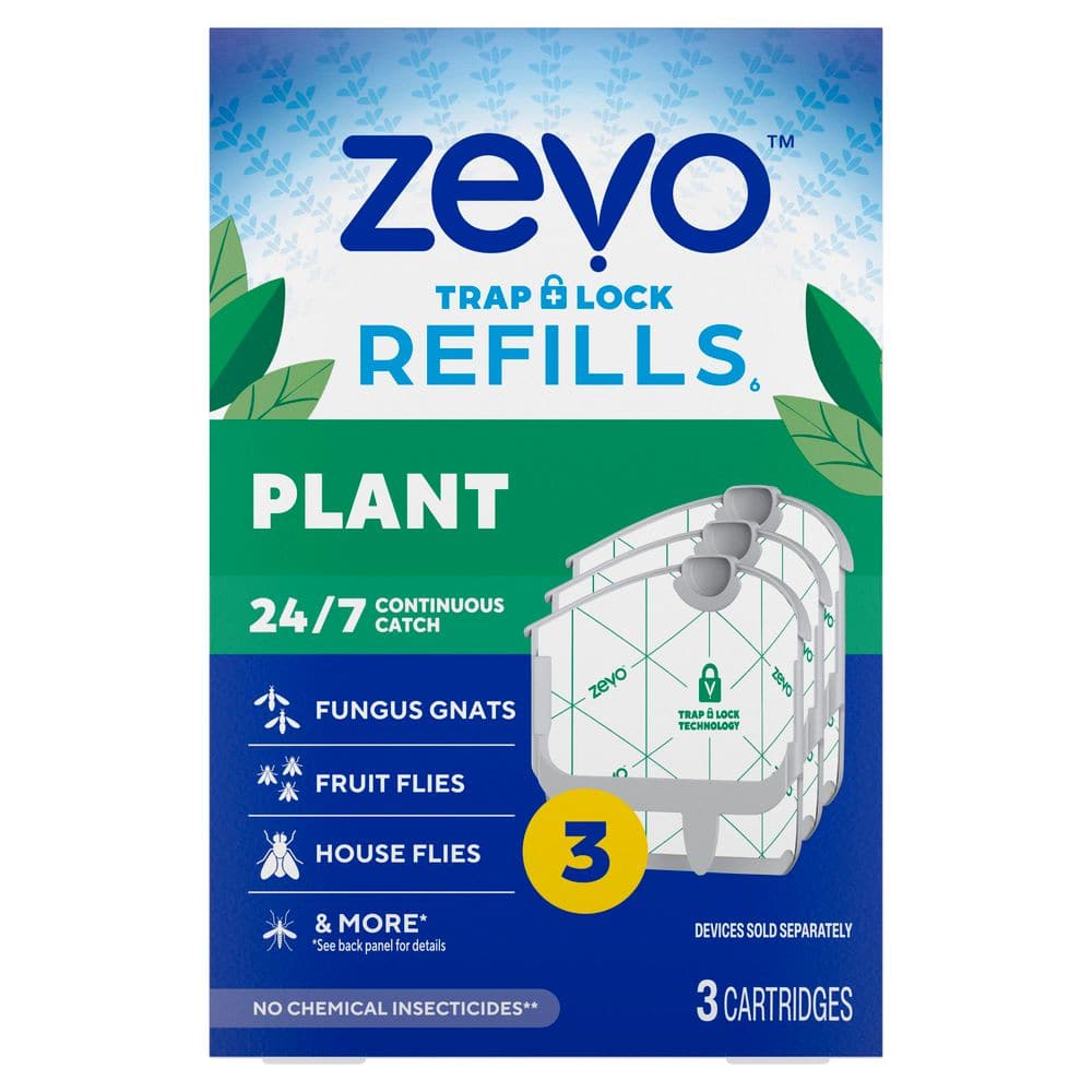 Reviews for ZEVO Indoor Plant Flying Insect Refill Cartridges Trap (3 ...