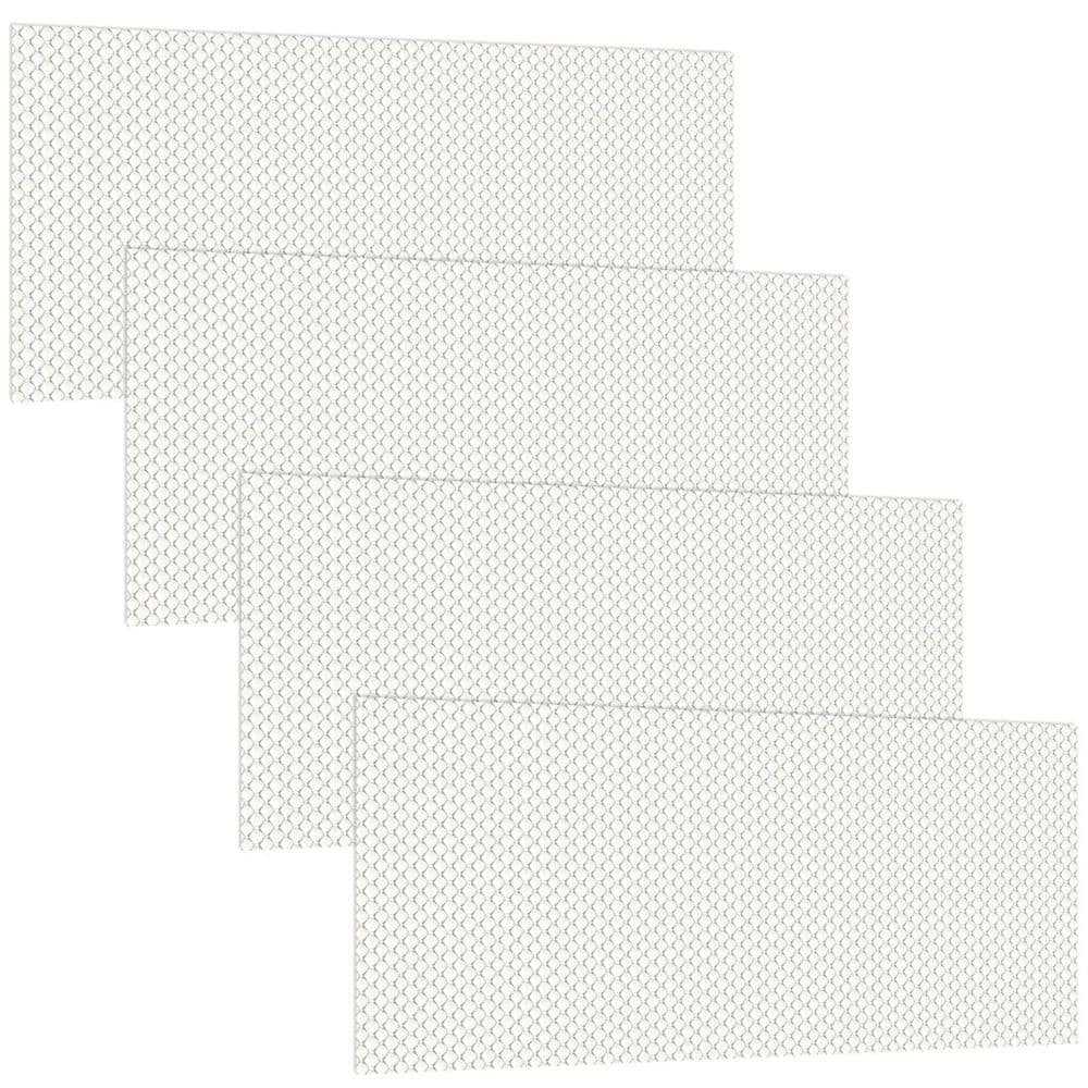 22.5 in. x 46.5 in. Clear Prismatic Acrylic Fluorescent Ceiling Light ...
