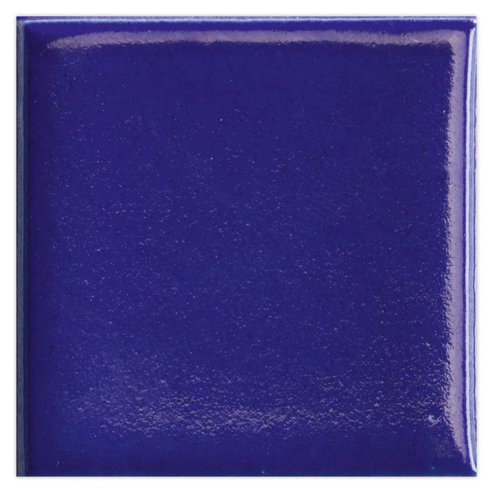 Apollo Tile Terralis 2 in. x 2 in. Glossy Royal Blue Porcelain Square ...